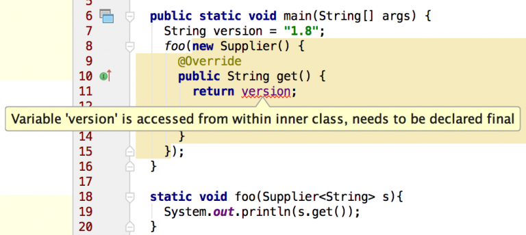 Java 8 Lambda 捕获外部变量 | 隔叶黄莺 Yanbin Blog - 软件编程实践