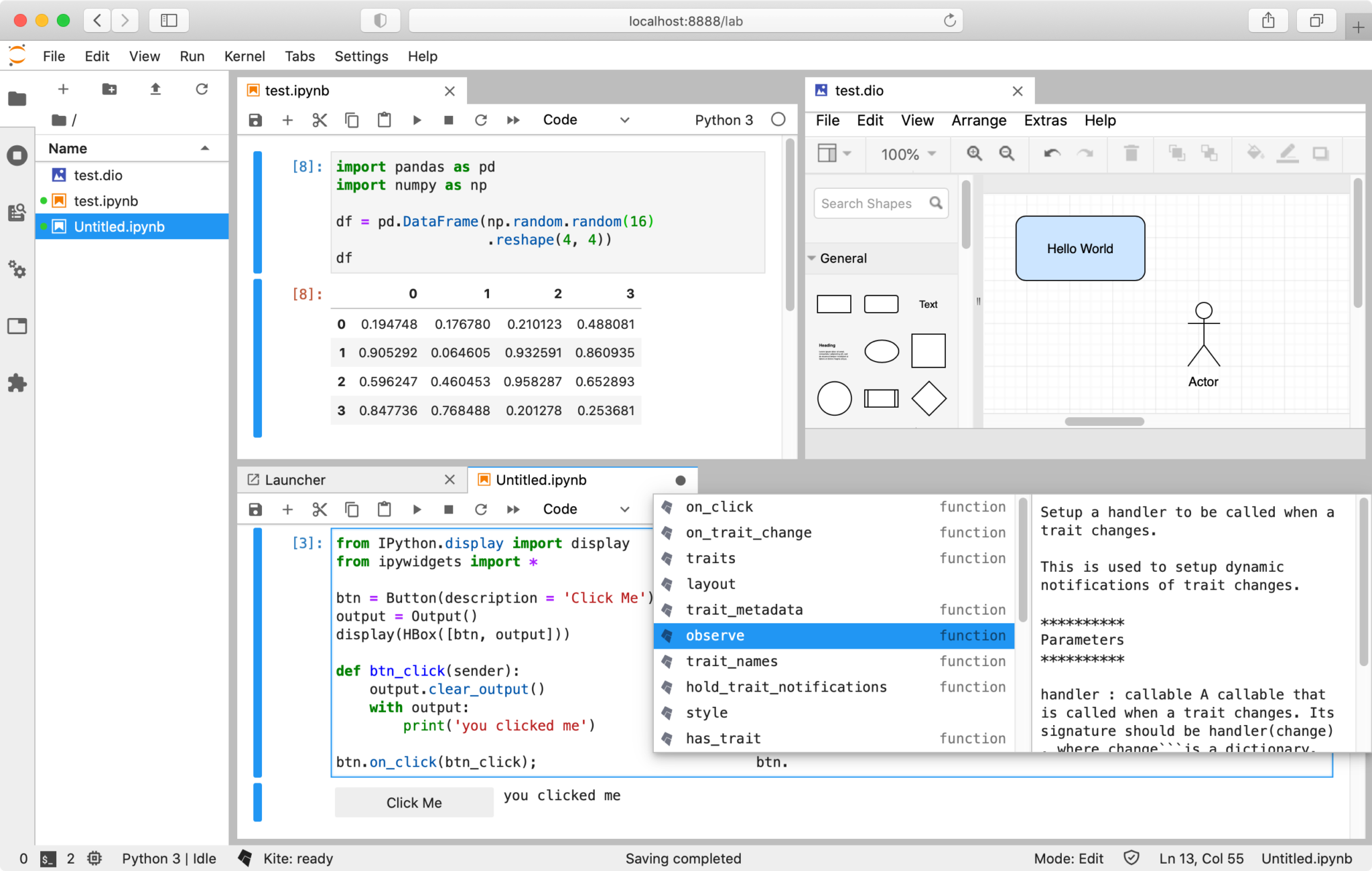 从 Notbook 到 JupyterLab, 再配上代码帮手 Kite | 隔叶黄莺 Yanbin Blog - 软件编程实践
