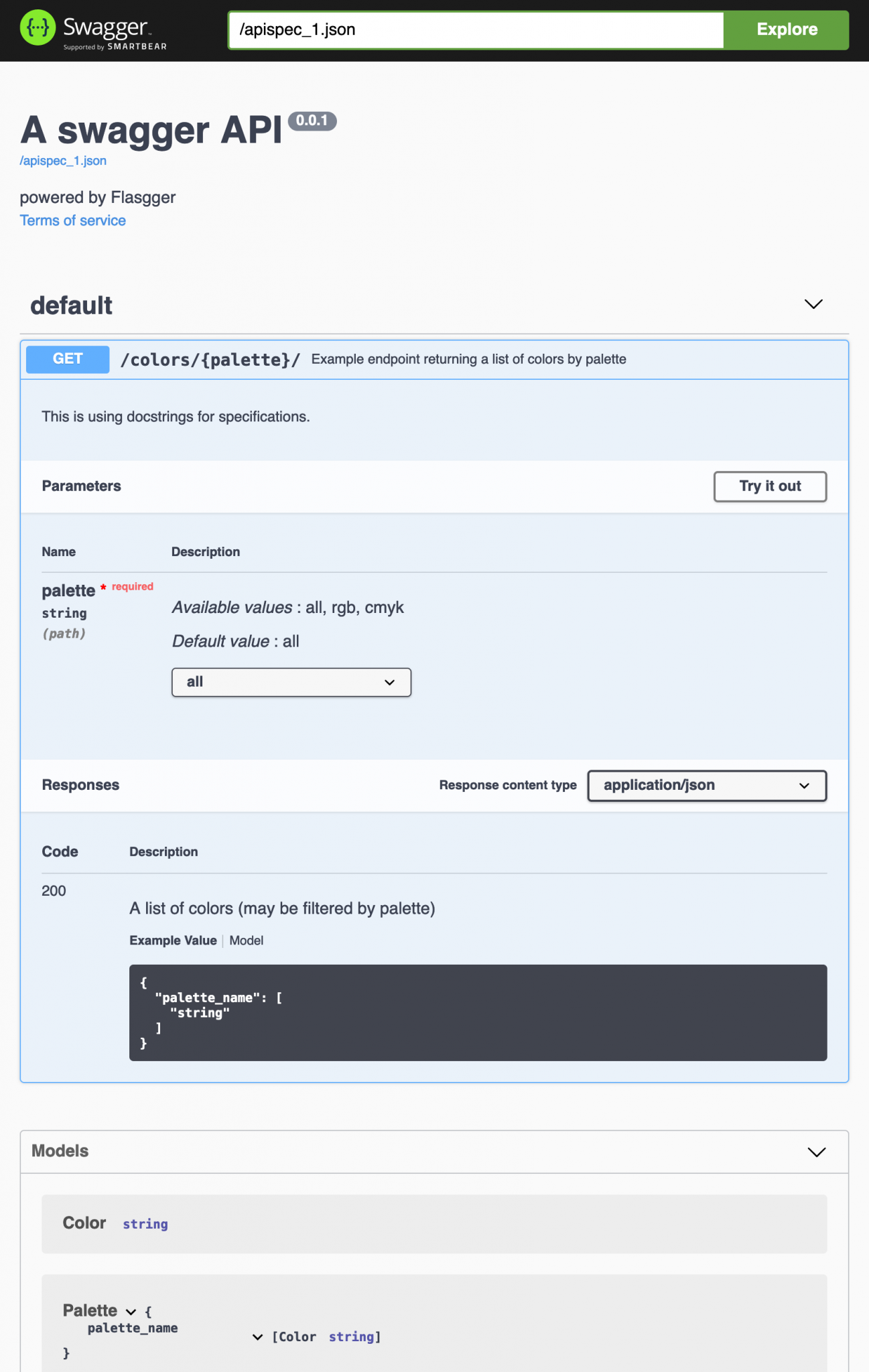 Flask 应用集成 Swagger UI | 隔叶黄莺 Yanbin Blog - 软件编程实践